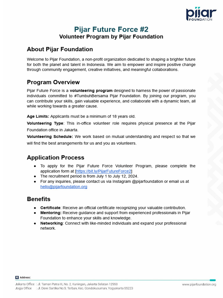 Pijar Future Force #2 Guidebook | PDF | Business | Communication