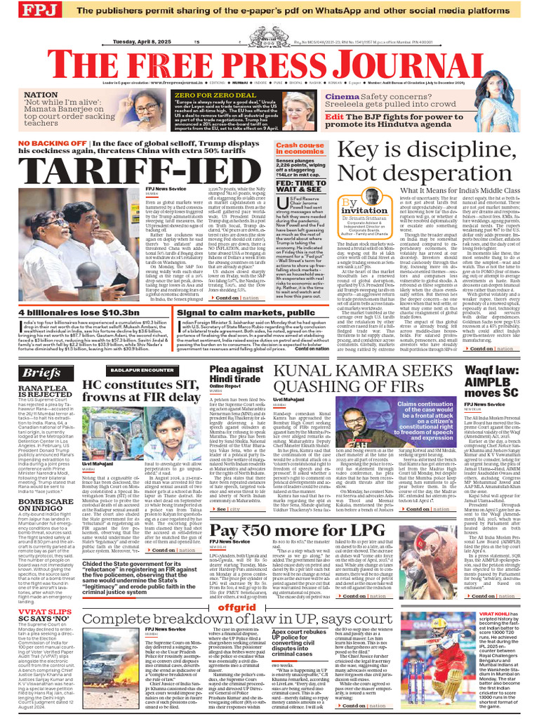 FPJ International Epaper-08!04!2025 | PDF