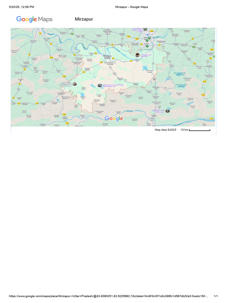 Mirzapur - Google Maps | PDF