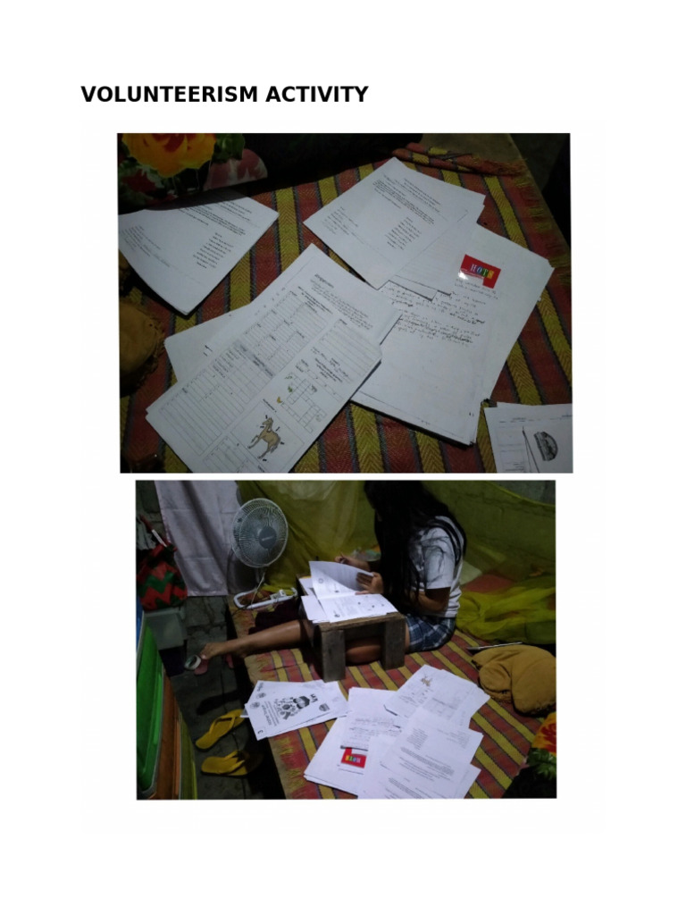 Volunteerism Activity (Gonzaga, Raissa G.) | PDF