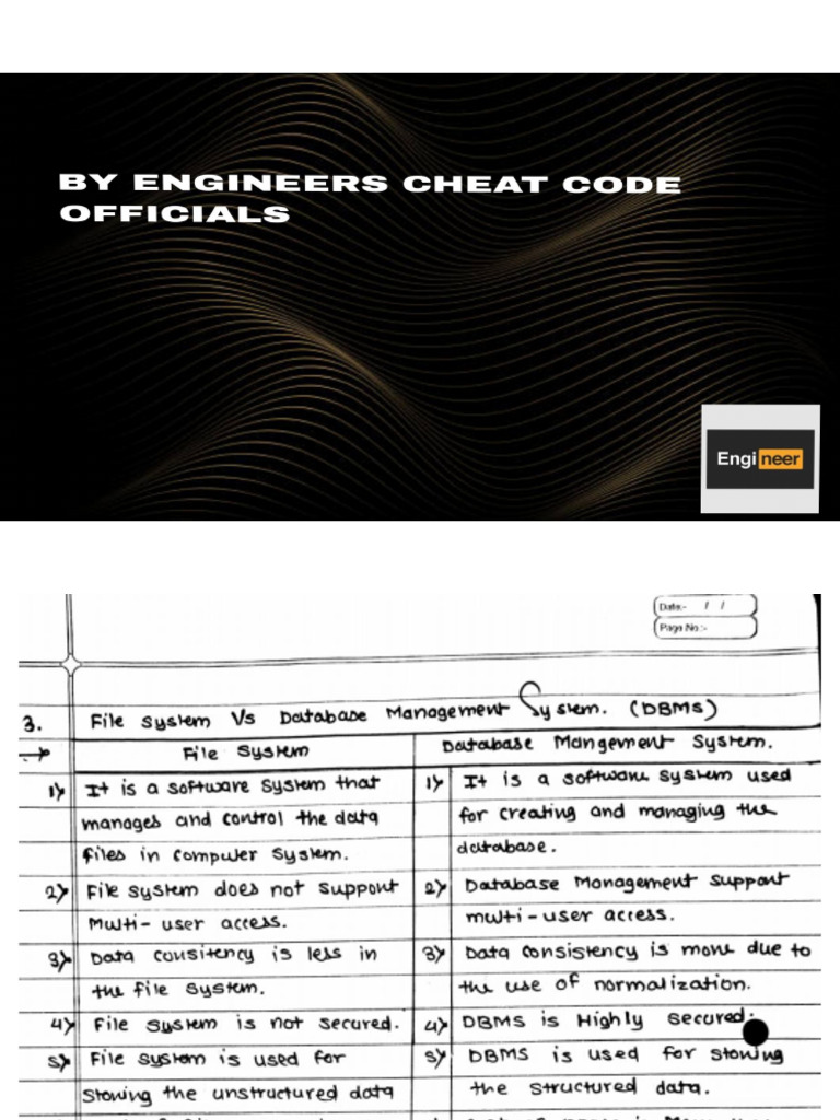 DBMS Imp Questions. | PDF