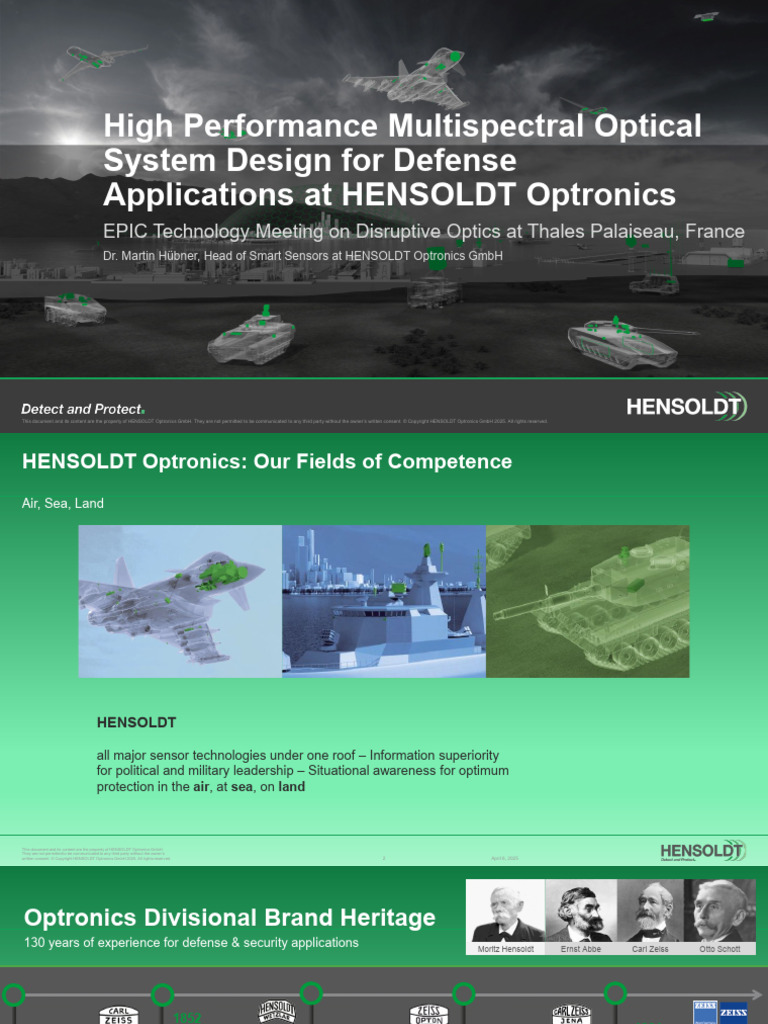 1.2.1 Martin Huebner HENSOLDT Optronics | PDF | Infrared | Thermography