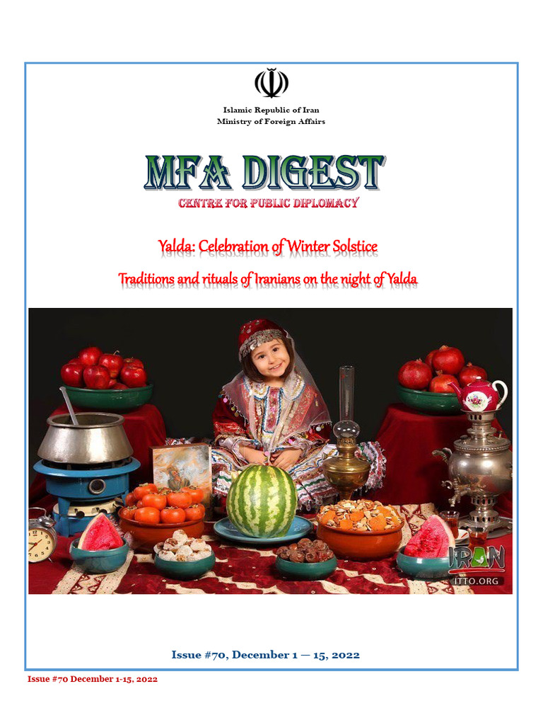 Yalda: Iran's Winter Solstice Celebration | PDF | Hafez | Pomegranate