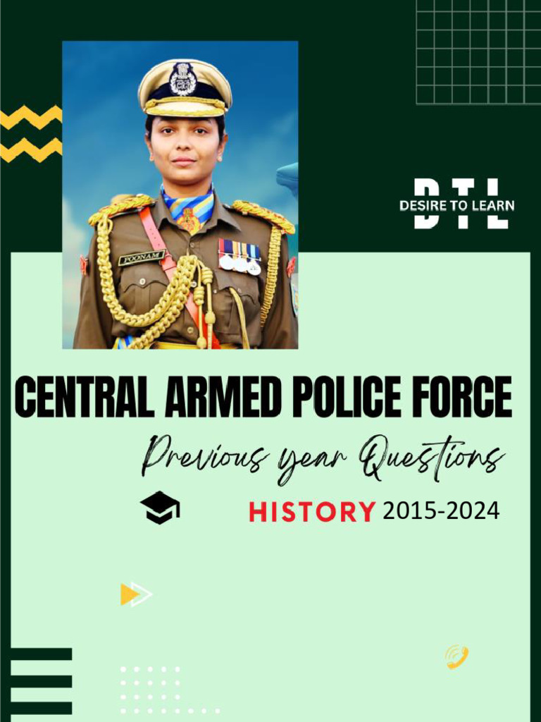 Capf History Pyq by DTL | PDF