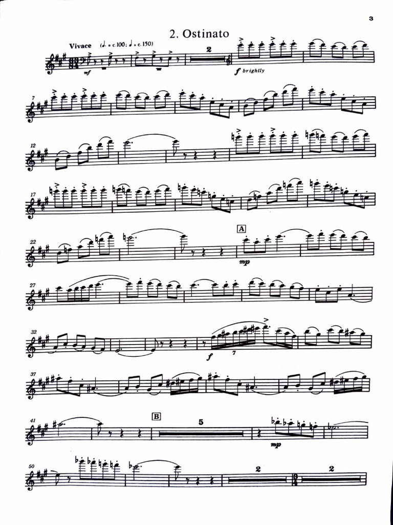 Ostinato From Suite Antique | PDF