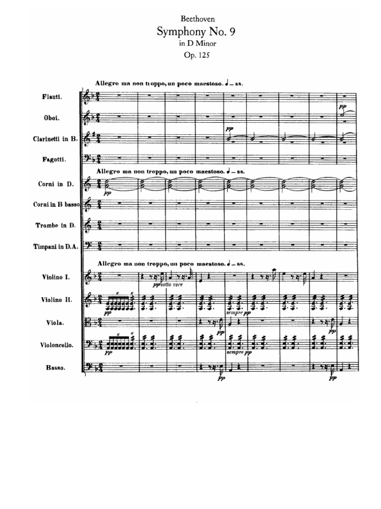 IMSLP516488-PMLP1607-Beethoven - Symphony No9 Op125 | PDF | Tempo ...