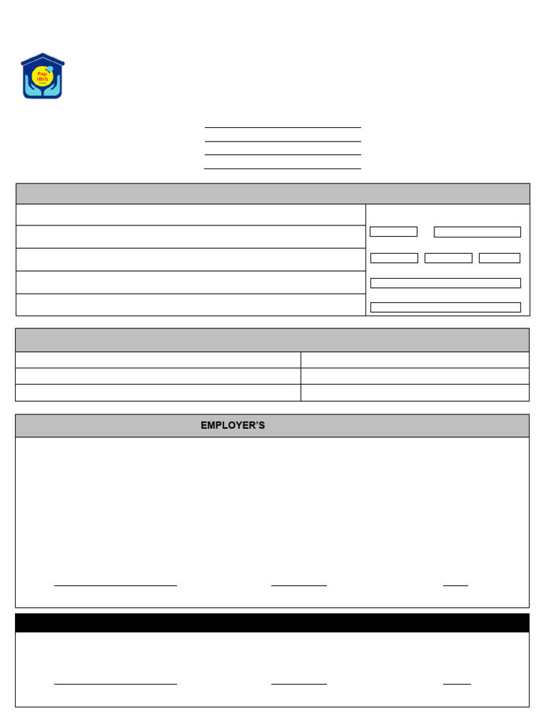 Pag-IBIG Fund Employer Enrollment Form | PDF | Telecommunications ...