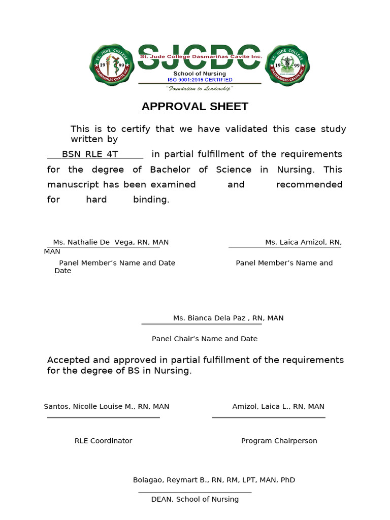 Approval-Sheet 3R | PDF