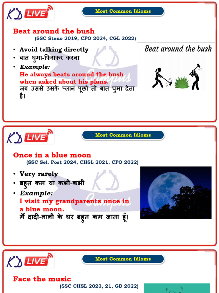 Visual Idioms 20250429042141 | PDF