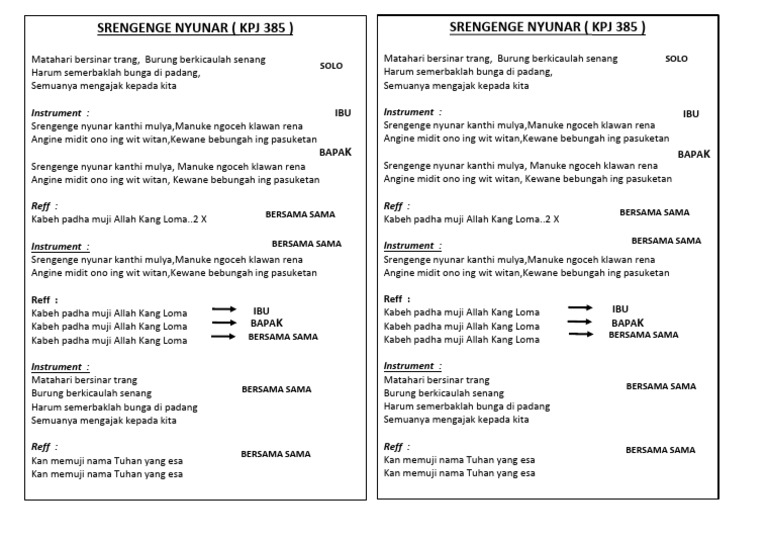 Srengenge Sunar | PDF