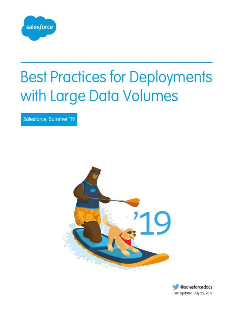 Salesforce Large Data Volumes BP | PDF | Database Index | Databases