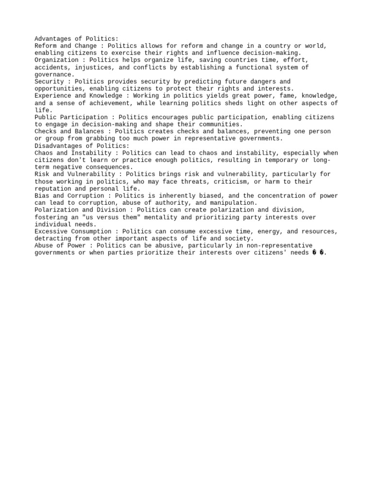 Politics Pdf