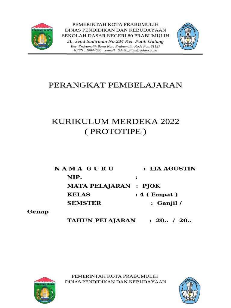 Cover Kurikulum Merdeka | PDF