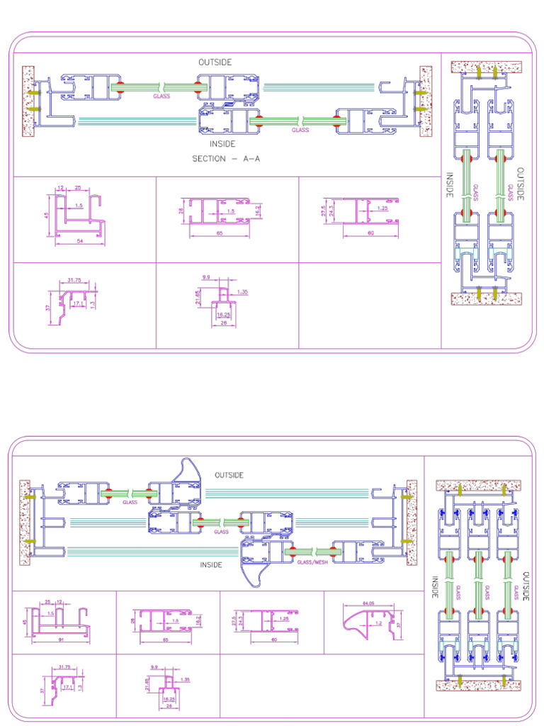 Sliding Window Sections (Deluxe) | PDF | Window