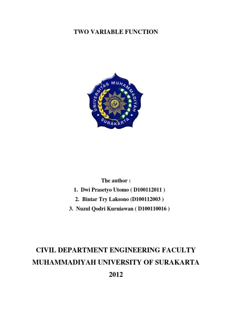 Two Variable Functions Pdf Domain Of A Function Function Mathematics