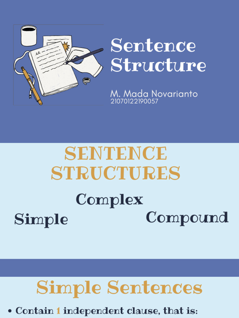 M. Mada Novarianto - Sentence Structures - 21070122190057 | PDF ...