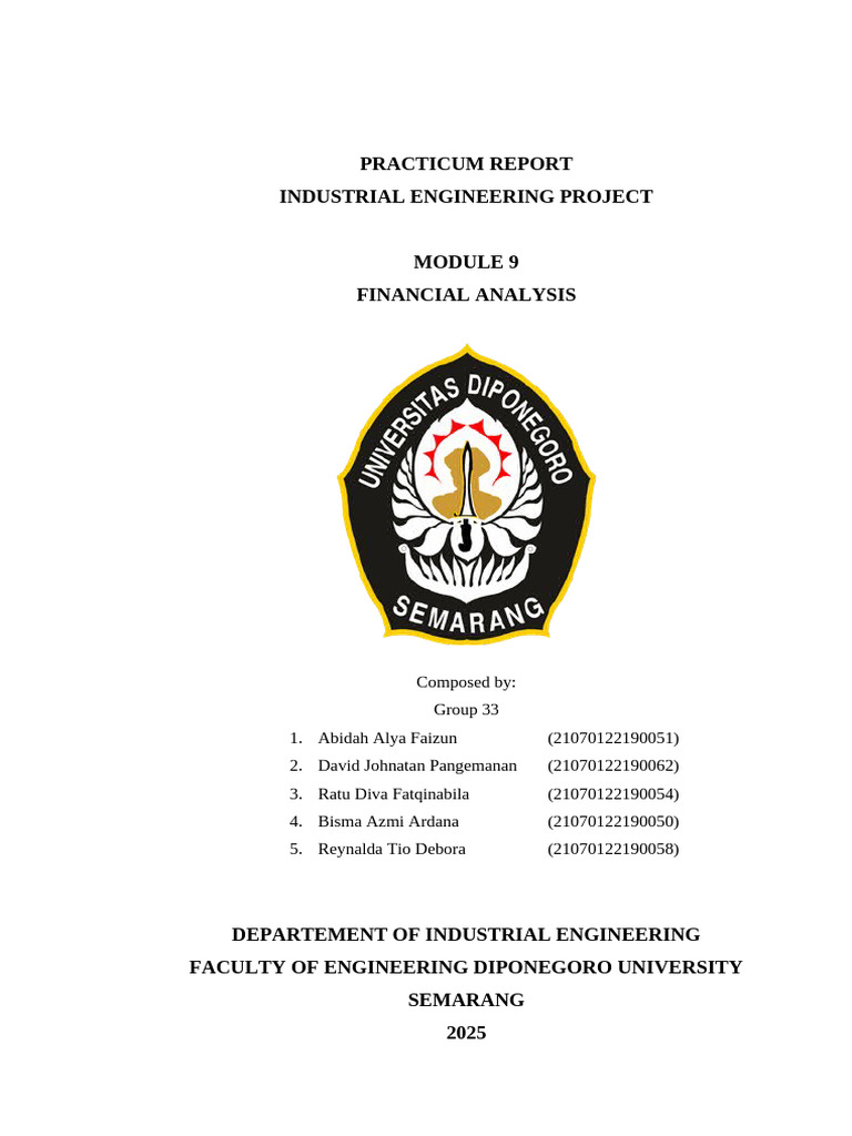 Group 33 - Asistensi 3 - M9 - Hisyam Muhammad Zain | PDF | Net Present ...