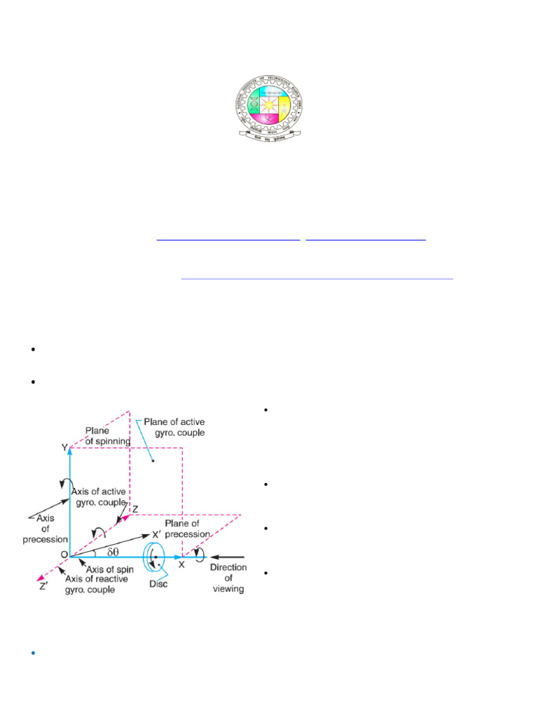 Gyroscope - PMR | PDF | Rotation | Rotation Around A Fixed Axis
