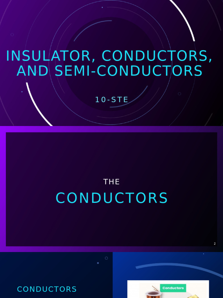 Insulator, Conductors, and Semi-Conductors 4 | PDF