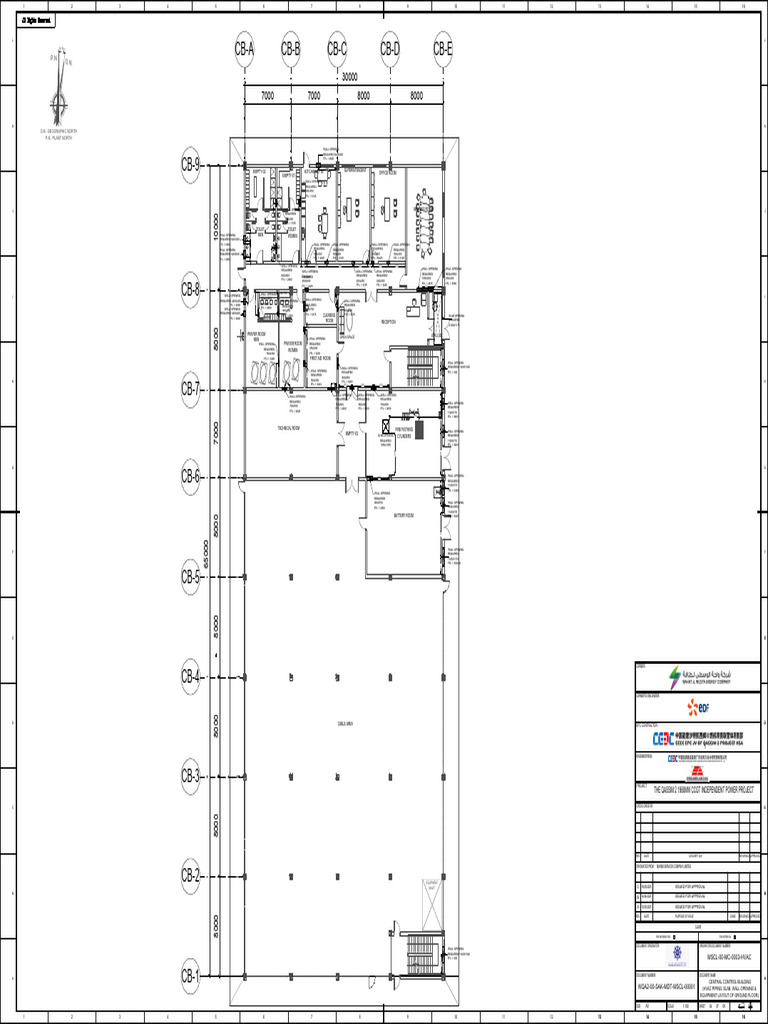 004-WQA2-00-SAK-MDT-MSCL-00001 (REV-D) - (HVAC Piping, Slab, Wall Opening & Equipment Layout of ...