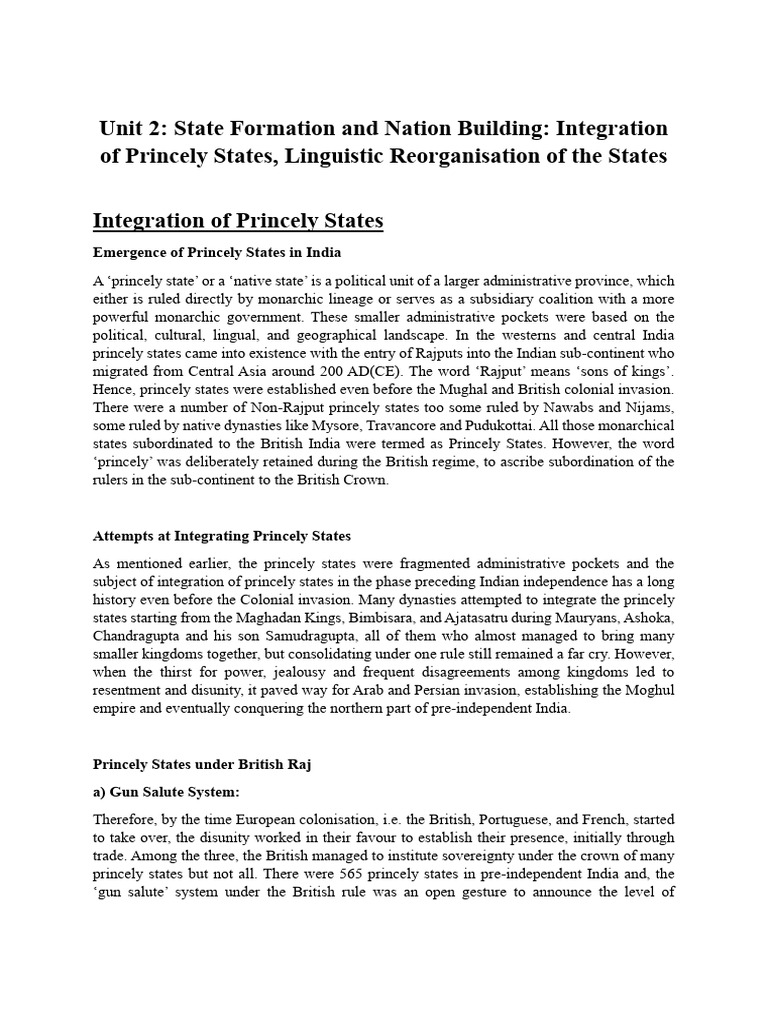 Unit 2 | PDF | Partition Of India | Pakistan