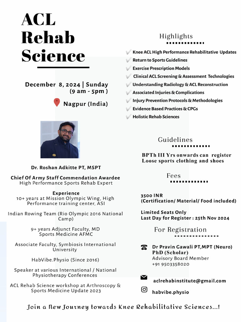 ACL Rehab Science NGP | PDF