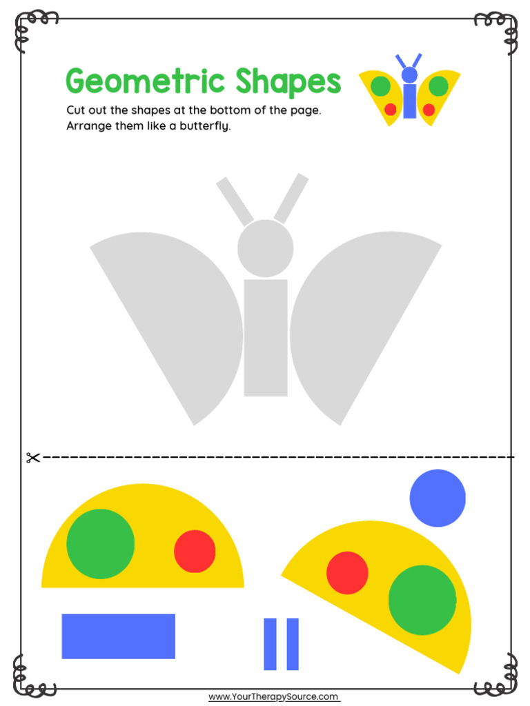 Cut and Paste Shapes | PDF