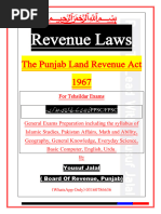 TEHSILDAR Revenue Law Book | PDF