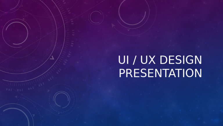 UI UX Design Presentation | PDF