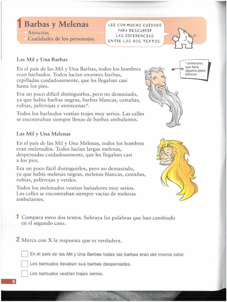 Comprensión Lectora de 2 | PDF