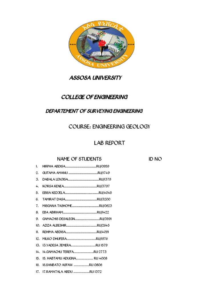 Engineering Geology Lab Report on Aggregates | PDF | Construction ...
