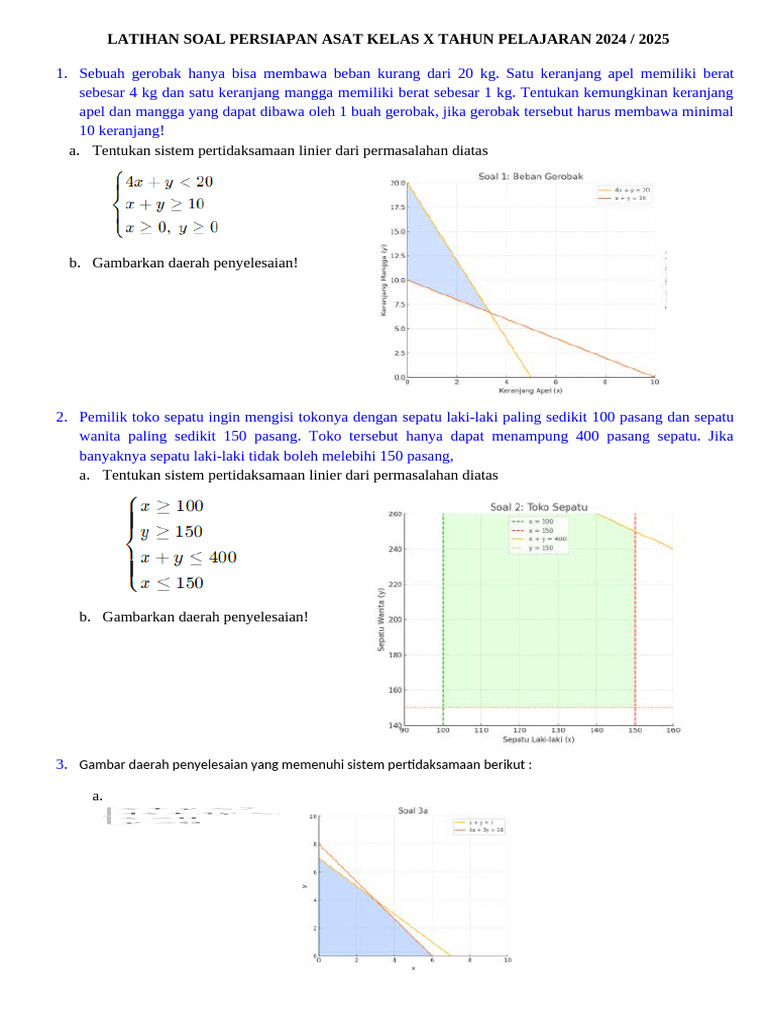 LATIHAN SOAL PERSIAPAN ASAT (1) Kunci | PDF