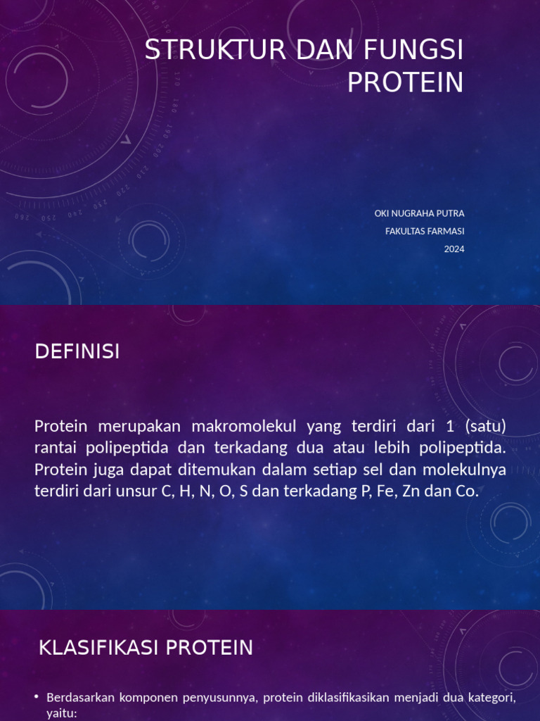 Struktur Dan Fungsi Protein | PDF