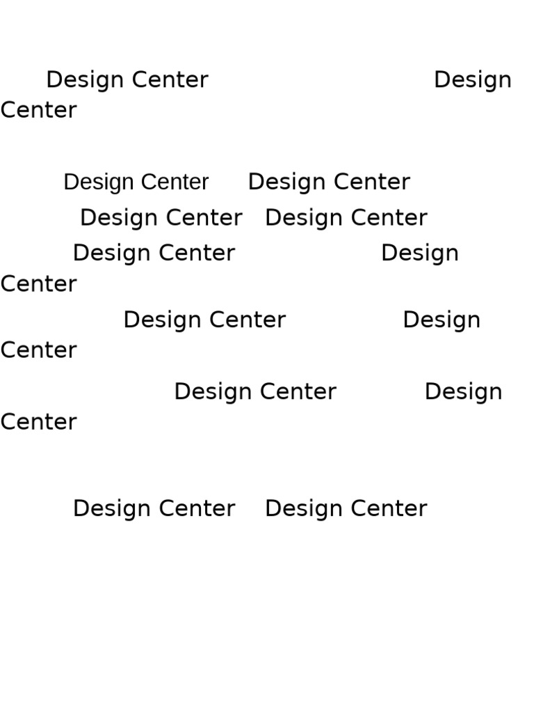 Design Center | PDF