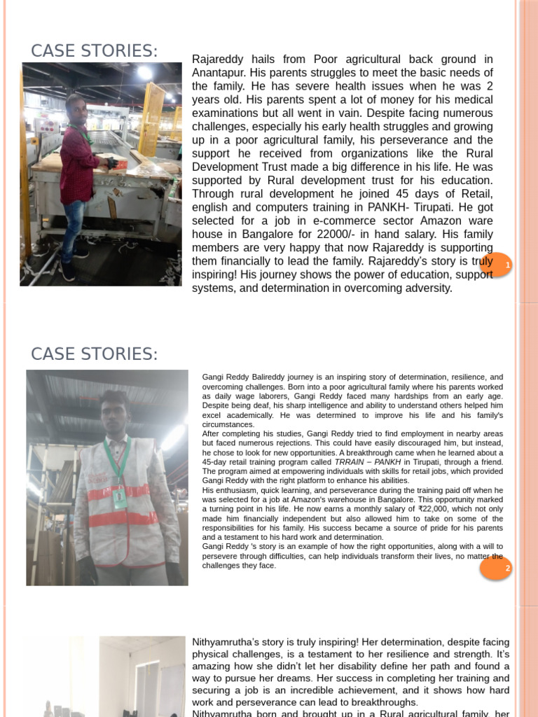 Case Stories Batch 2 2024 | PDF | Disability
