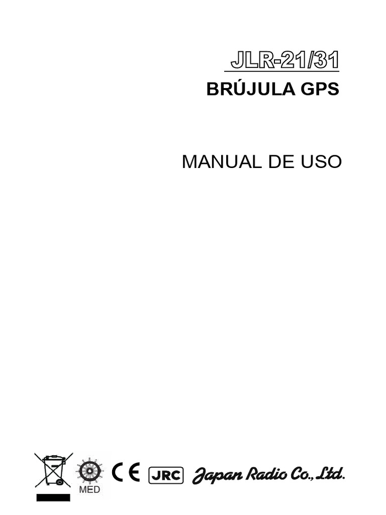 Compass Satelital JRC JLR21-31 Manual de Uso en Español | PDF ...
