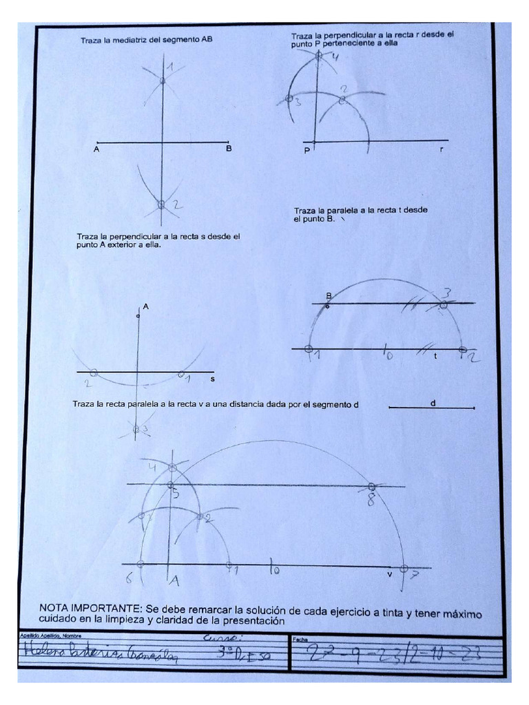 Tarea 1 Perpendiculares y Ángulos | PDF