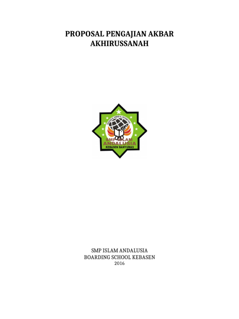 PROPOSAL PENGAJIAN RAMADHAN Halall Bihalal | PDF