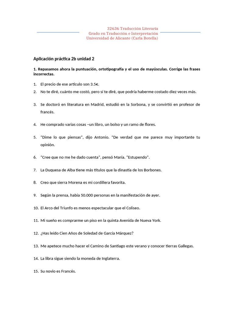 Aplicación Práctica Unidad 2b | PDF