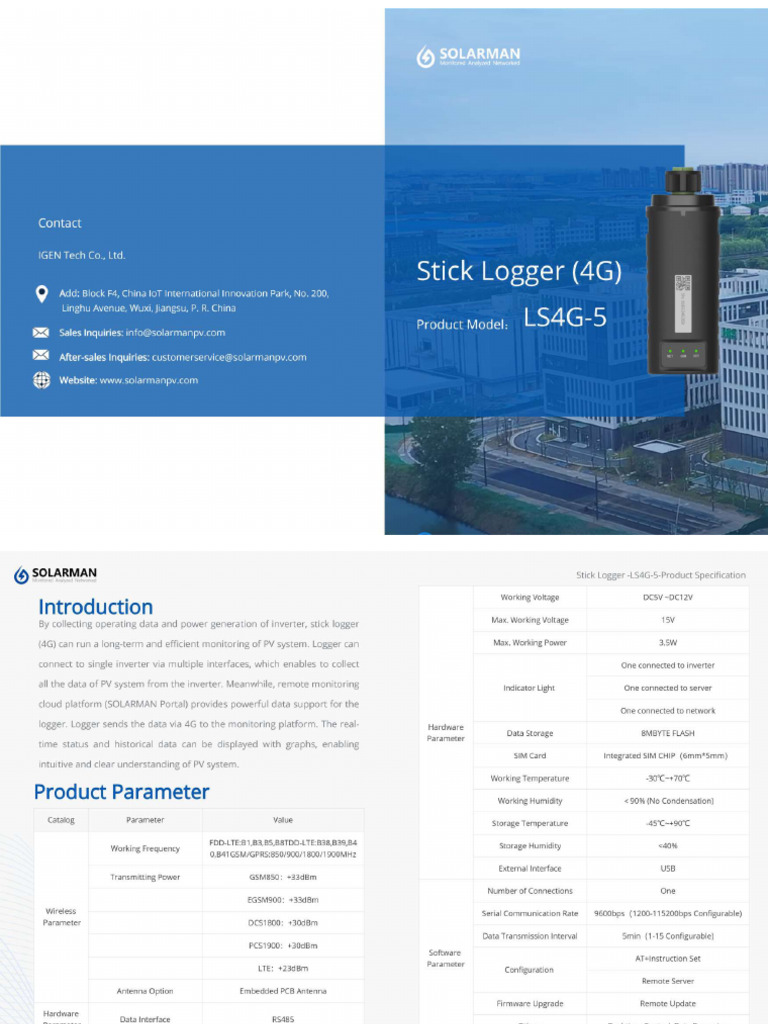 Stick Logger 4G LS4G 5 | PDF
