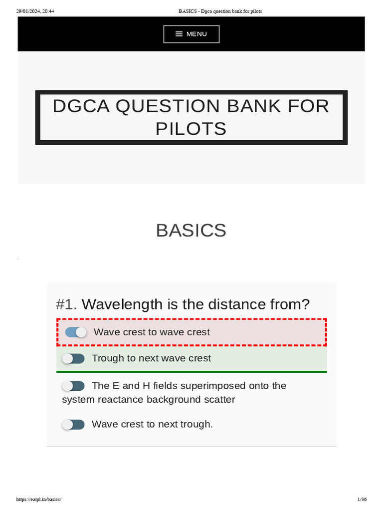 Radio Basics & Propagation Key Answers in Green | PDF | Antenna (Radio ...