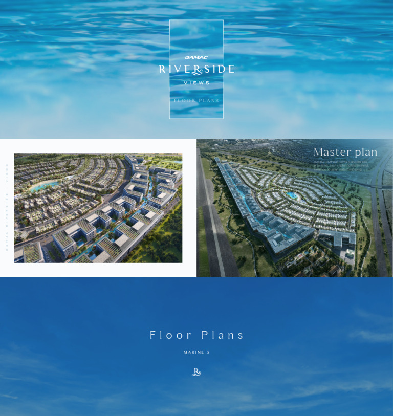 Damac Riverside Views - Floor Plans - (En) - 250130 - 113253 | PDF