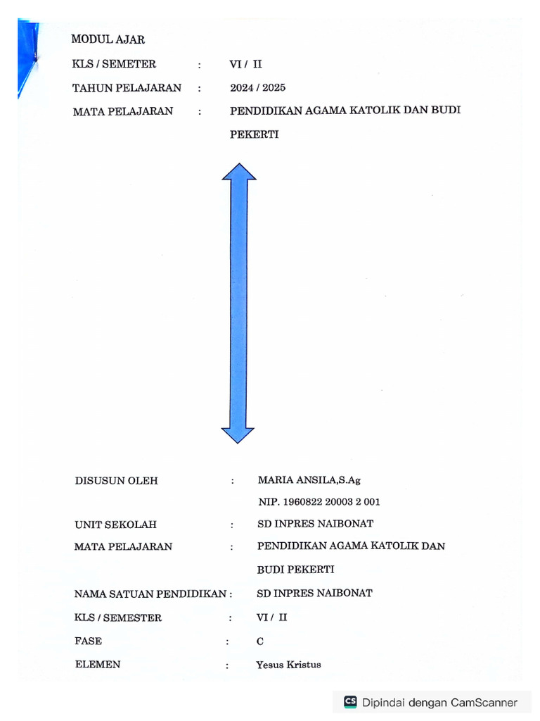 Modul Ajar Kls VL | PDF