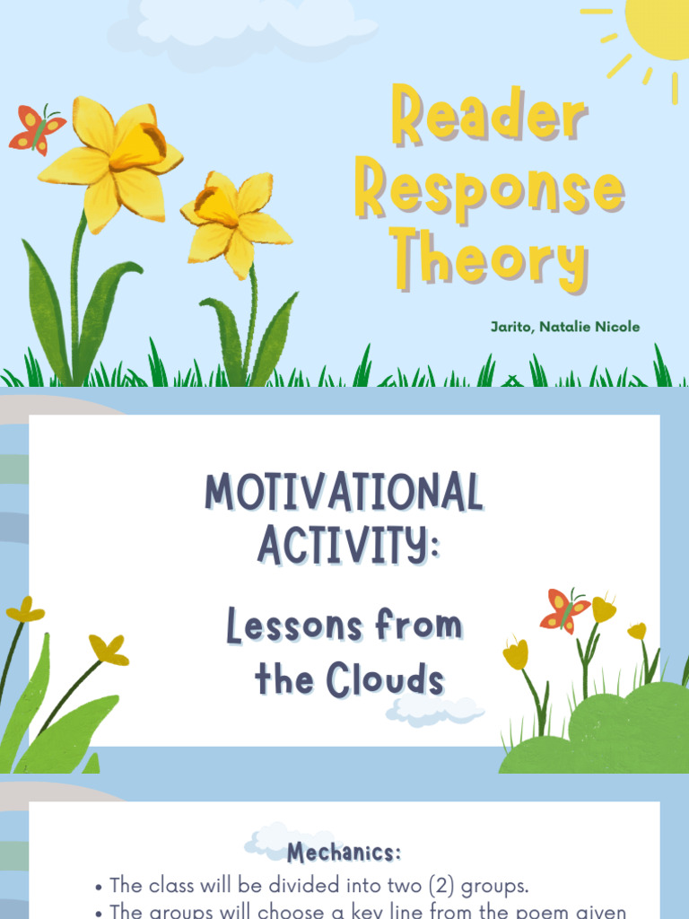 Reader Response Theory Presentation | PDF | Cognition | Psychology