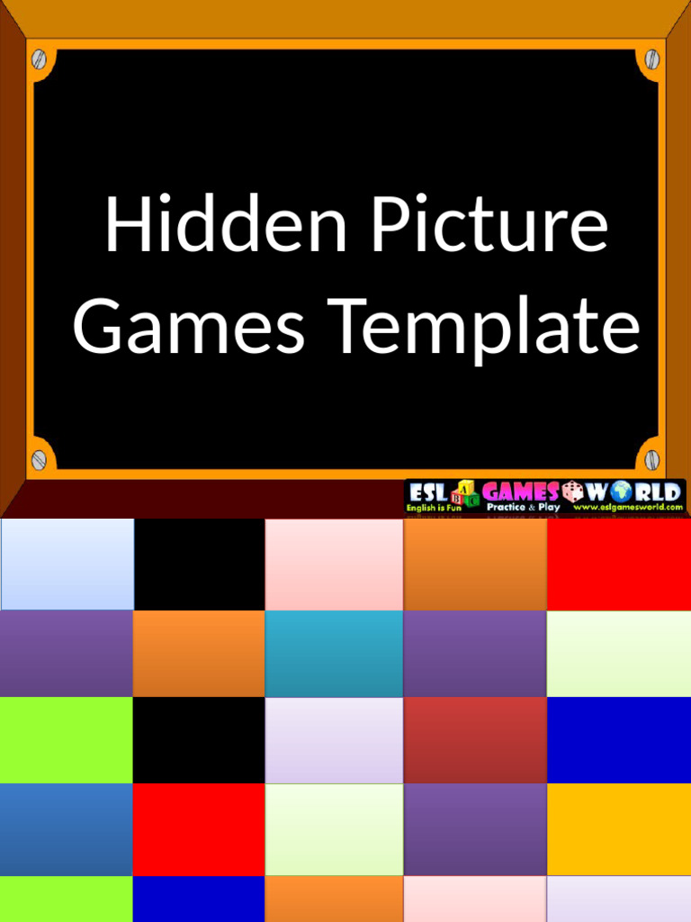 Hidden Picture Games XX | PDF