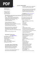 Grade 7 Poetry Selections | PDF