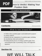 Position Paper Format | PDF