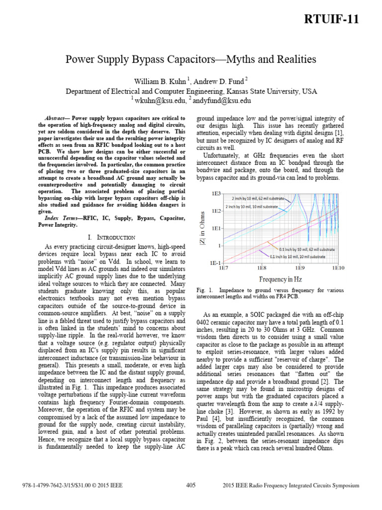 Kuhn 2015 | PDF | Capacitor | Electrical Impedance