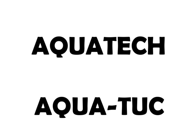 Aquatech Aqua Tuc | PDF
