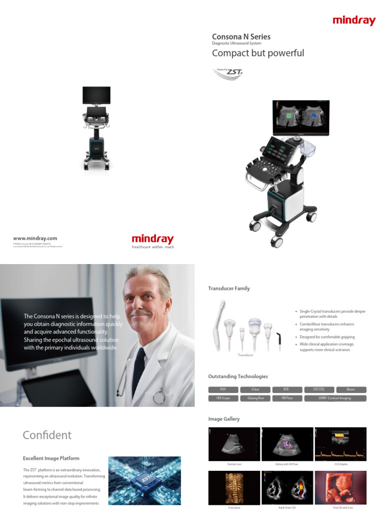 Consona N Series Product Brochure | PDF | Medical Ultrasound | Medical ...